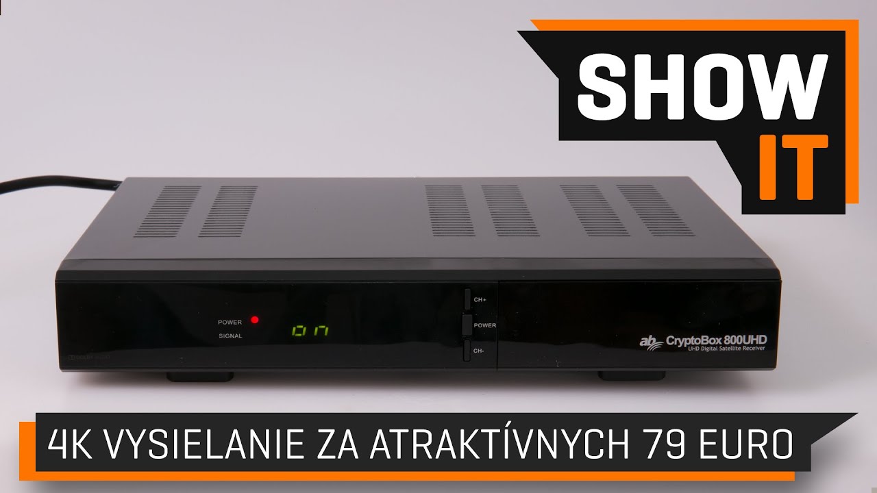 Prvé predstavenie nového 4K modelu AB Cryptobox 800 UHD - Cryptobox.sk